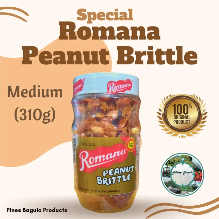 ROMANA BAGUIO Special Peanut Brittle (TALL 310 grams) | Lazada PH
