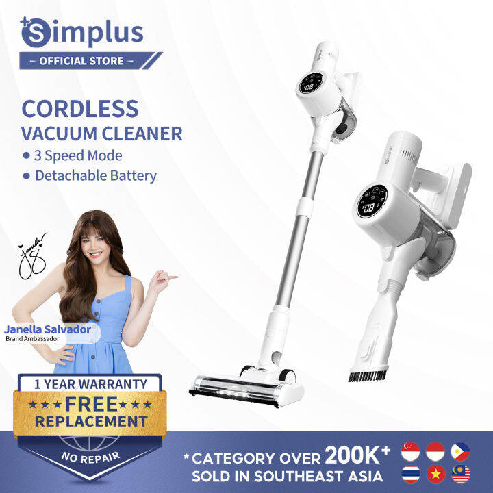Simplus 3 In1 Cordless Vacuum Cleaner Portable Vacuum Cleaner Handheld ...