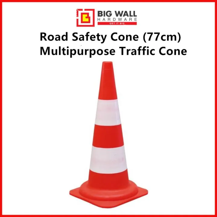 Big Wall Hardware Safety Cone 77cm Multipurpose Traffic Cone (Red ...
