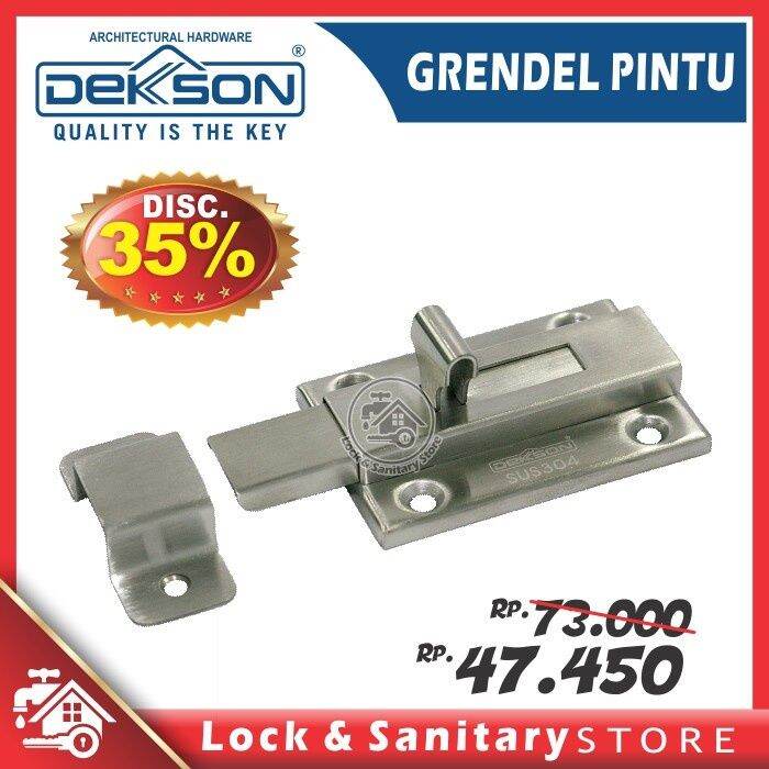 Dekson Dekkson Door Bolt DB D02 3inch SSS Grendel Pintu Murah | Lazada ...