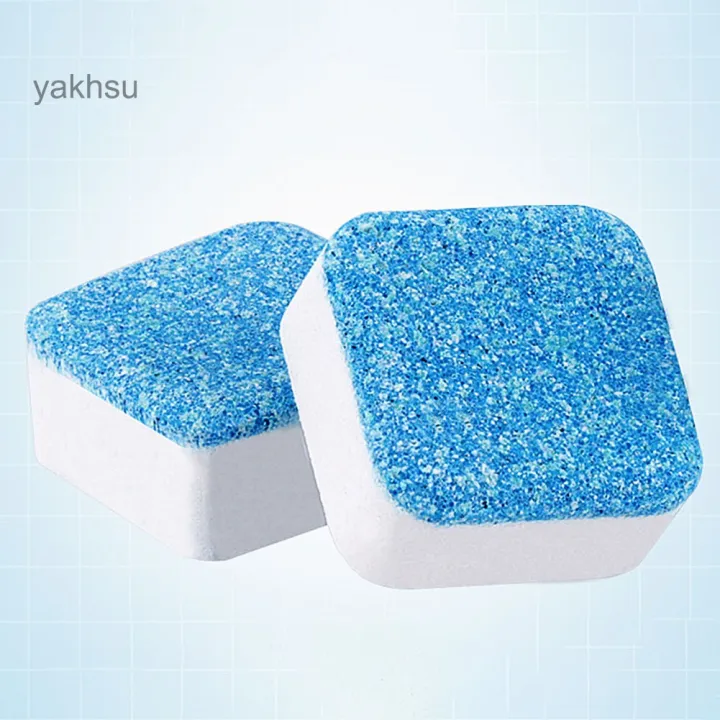 yak.cfgj_5Pcs Washing Machine Effervescent Tablets Cleaner Detergent ...