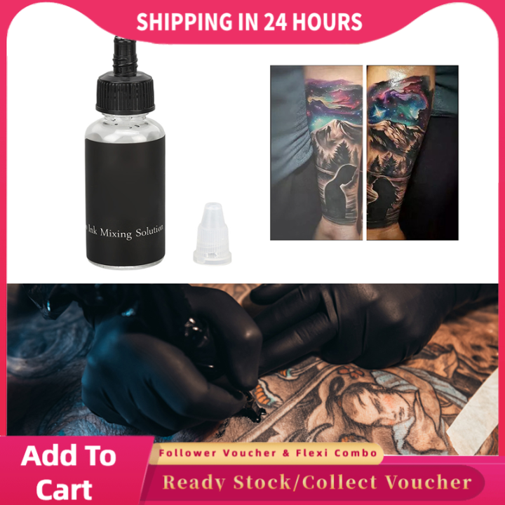 ZHONGMI Store 30ml Tattoo Color Mixing Solution Professional Tattoo ...