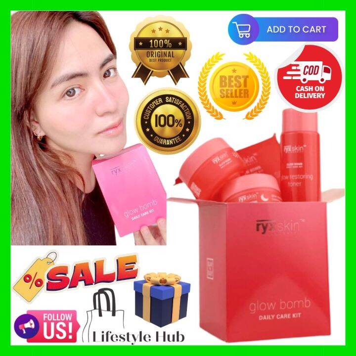 AUTHENTIC RYX SKIN SINCERITY GLOW BOMB DAILY KIT CLEAR BOMB ( GLOWBOMB ...