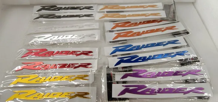MOTORCYCLE RAIDER EMBLEMS STICKER | Lazada PH