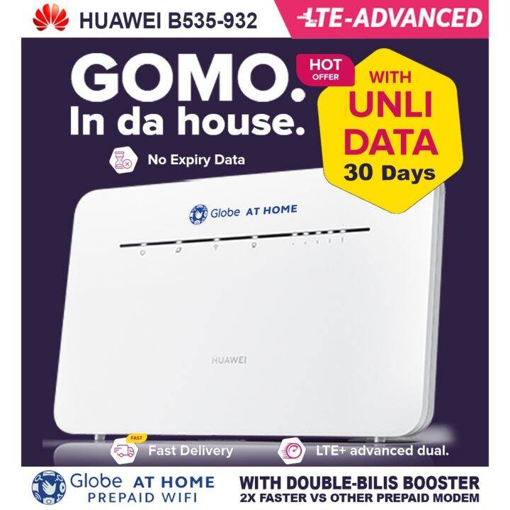 【COD】 Huawei B535-932 CAT7 LTE Advanced Globe at Home Modem with Unli ...