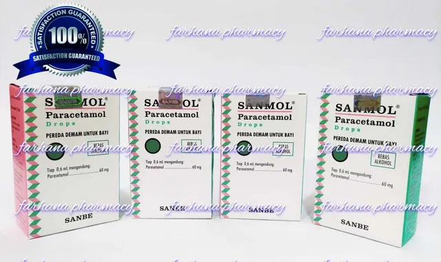 Promo Asli Sanmol Drop / Untuk Demam & Nyeri / Anak dan Bayi | Lazada ...