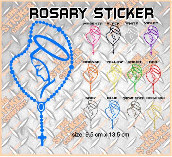 Rosary sticker decals | Lazada PH