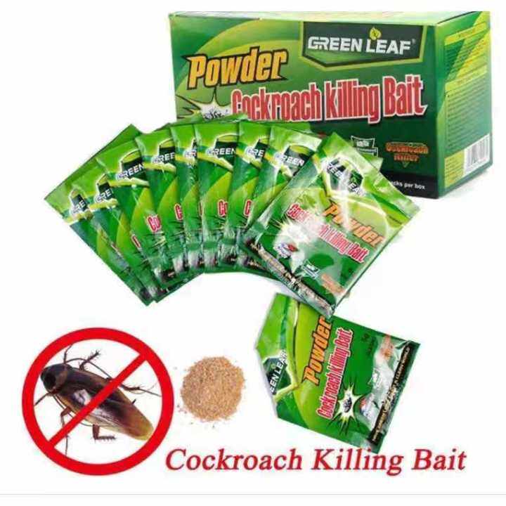 HTF.10pcs Cockroach Killing Bait Pesticide Powder Killer Bug ...
