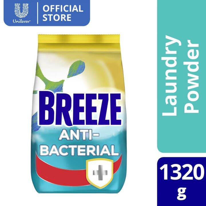Breeze Antibacterial Laundry Powder Detergent 1320g Pouch | Lazada PH