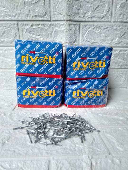 paku ripet isi 100 paku rivet 440 100pcs 3.2x11mm blind rifet tembak ...