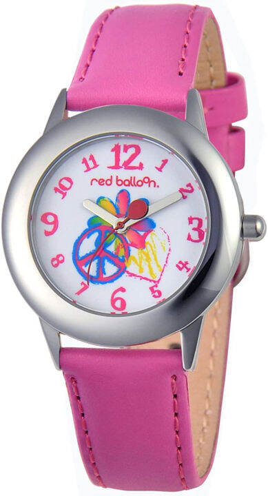 Red Balloon Kids' W000342 Peace Love and Happiness Tween Stainless ...