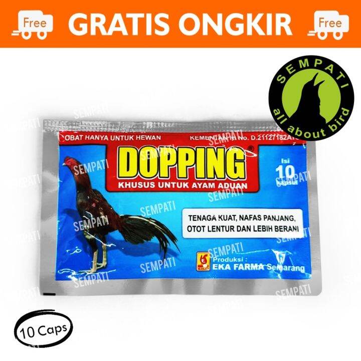 Dopping Ayam Jago Bangkok Aduan 10 Kapsul Jamu Doping Eka Farma Obat ...