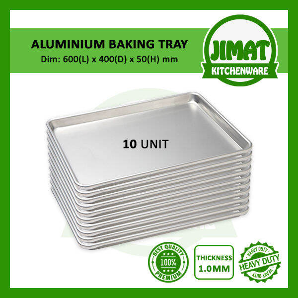 Aluminium Industrial Baking Tray / Oven Sheet Pan / Loyang Kek Empat ...