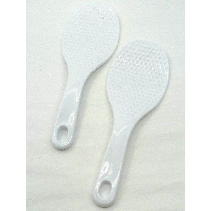 2pcs.Plastic Rice Paddle Food Spoon Scooper Spatula Plastic Serving ...