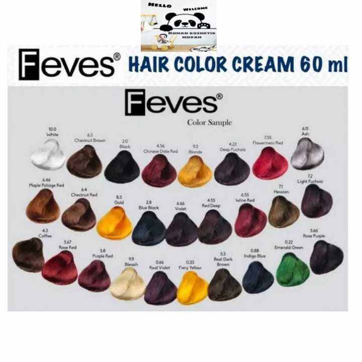 💋R.K.M💋Feves Color Cream 60ml - Pewarna Rambut | Lazada Indonesia