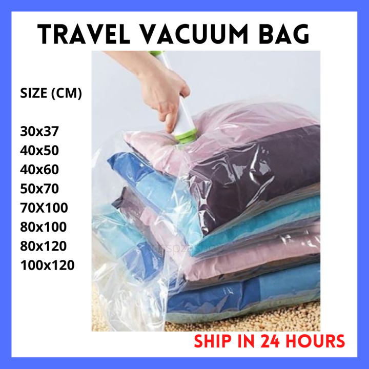 Vacuum Storage Plastic Bag Vakum Beg Simpan Cadar Toto Kedap Udara | Lazada