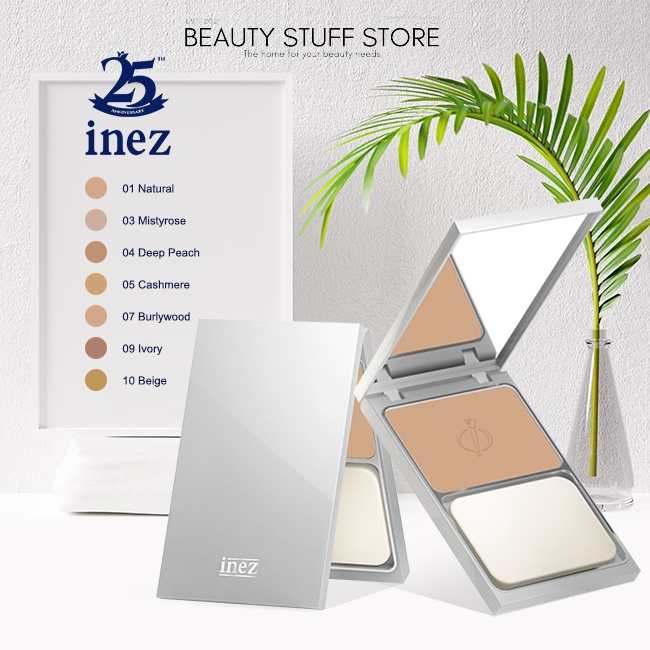 Inez Cosmetics Precious Powdery Cake/ PPC / Two Way Cake / Pressed ...