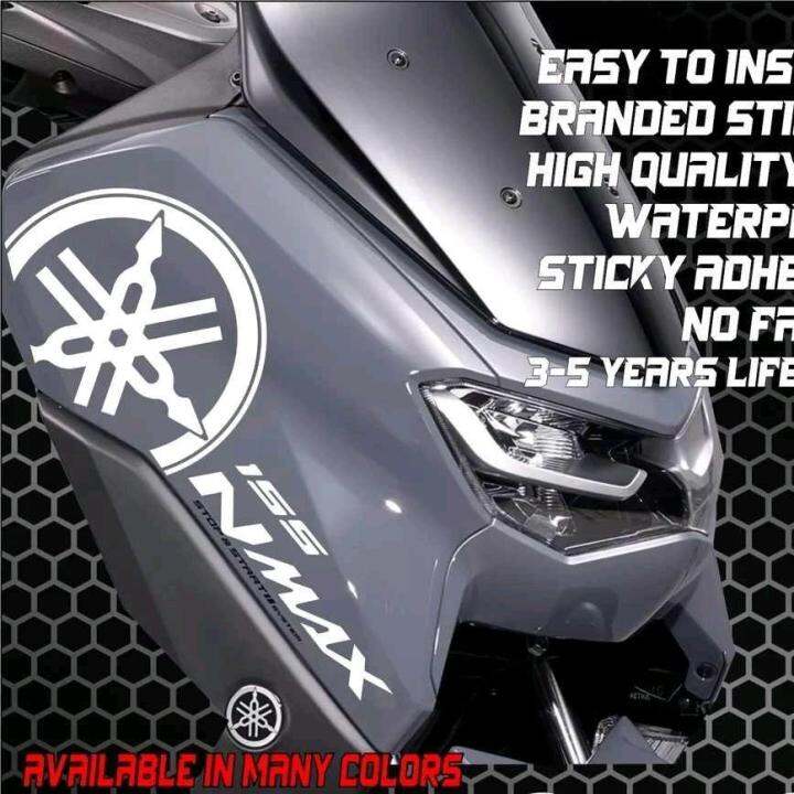 yamaha nmax 155 logo sticker 18 inches long diecut waterproof | Lazada PH