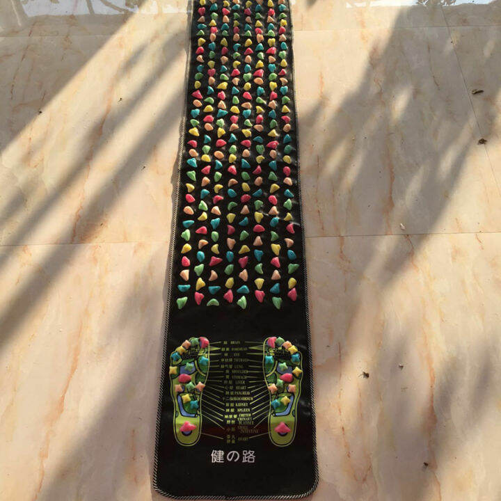 【YIDEA HONGKONG】Foot Massager Stone Mat Natural Healthy Walking Mat ...