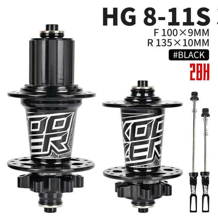 Koozer XM490 32H Bicycle Hubs 4 Bearing MTB Disc Brake Hubs Mountain ...