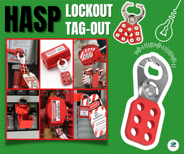 Hasp with Hook Lockout and tagout | Lazada PH