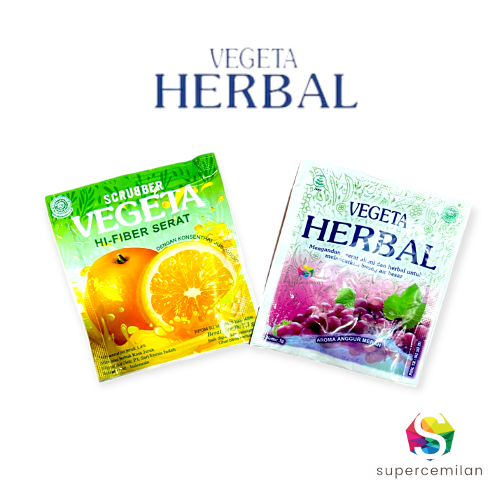 VEGETA Herbal / Scrubber Hi-Fiber Serat Sachet | Lazada Indonesia