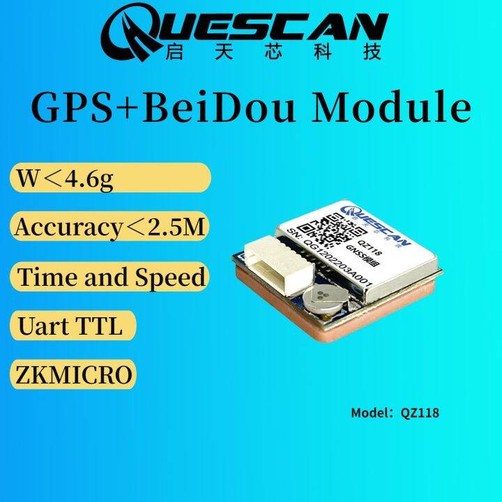 Beidou GPS Module UART TTL Arduino Stm32 GNSS Module Antenna GMOUSE,Only 4.6G,18*18*6Mm,AT6558R ...