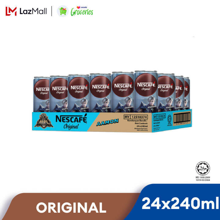 [CARTON] NESCAFE Original Can 24x240ml | Lazada