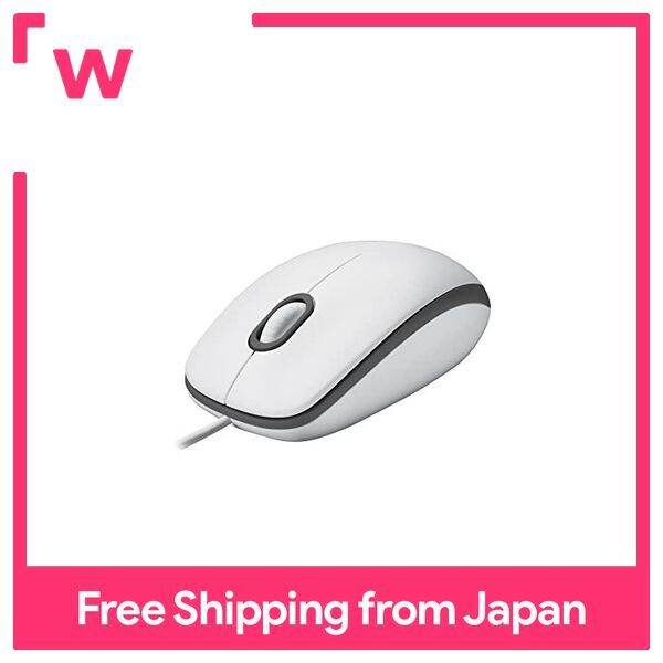 Logitech Wired Mouse M100nWH Symmetric USB Easy Connection Wired Mouse ...