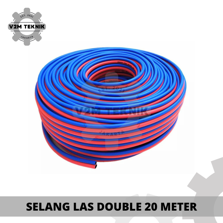 Selang Las Double 20 Meter / Twin Welding Hose Selang Blender Las 20 M ...