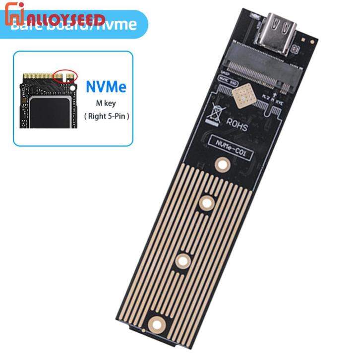 M.2 NVME PCIe NGFF M2 SSD External Enclosure Dual Protocol Solid State ...