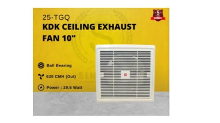 Pemasangan Exhaust Fan Ceiling KDK 10 " + Instalasi Listrik | Lazada Indonesia