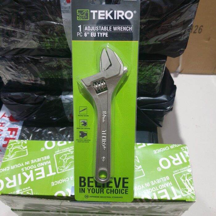 KUNCI INGGRIS TEKIRO 6" ADJUSTABLE WRENCH 6" TEKIRO dt | Lazada Indonesia