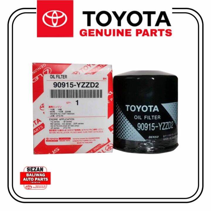 OIL FILTER ORIGINAL TOYOTA FORTUNER HIACE HILUX INNOVA 2002-2018 PART ...