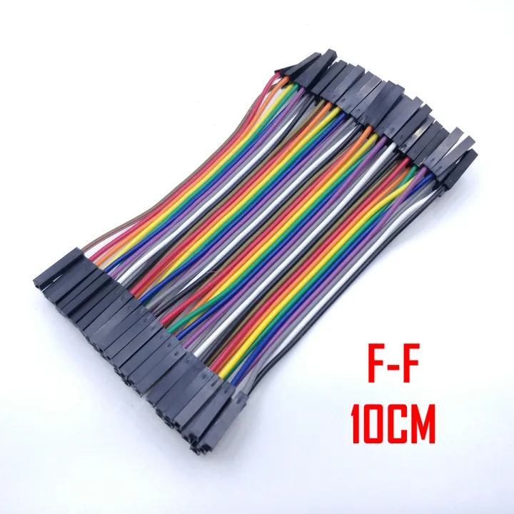40PCS Dupont line 10CM 2.54MM Female To Female Dupont Wire Jumper Wire ...