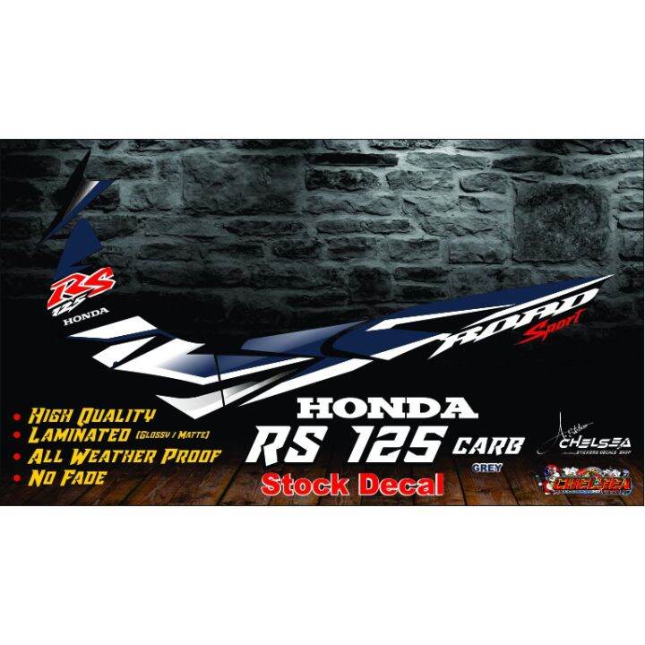 Honda RS 125 Stock Decals with freebies stickers | Lazada PH