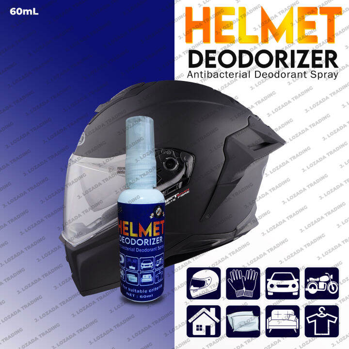 Helmet Deodorizer Disinfecting Spray 60ml- Helmet Spray / Helmet ...