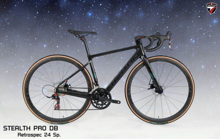จักรยาน เสือหมอบ TWITTER STEALTH PRO DISC BRAKE 2021 RetroSpec 2*12 ...