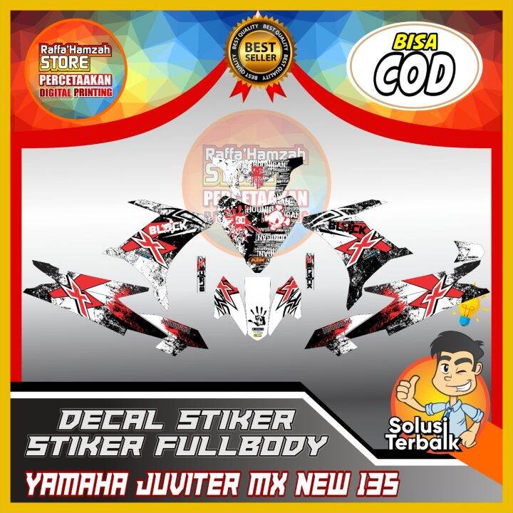 [BISA COD/BAYAR DITEMPAT] Sticker Yamaha Jupiter MX New 135 Variasi ...