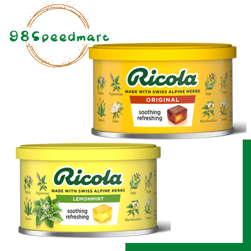 [98] Ricola Swiss Herb Candy (Tin) 100gm | Lazada