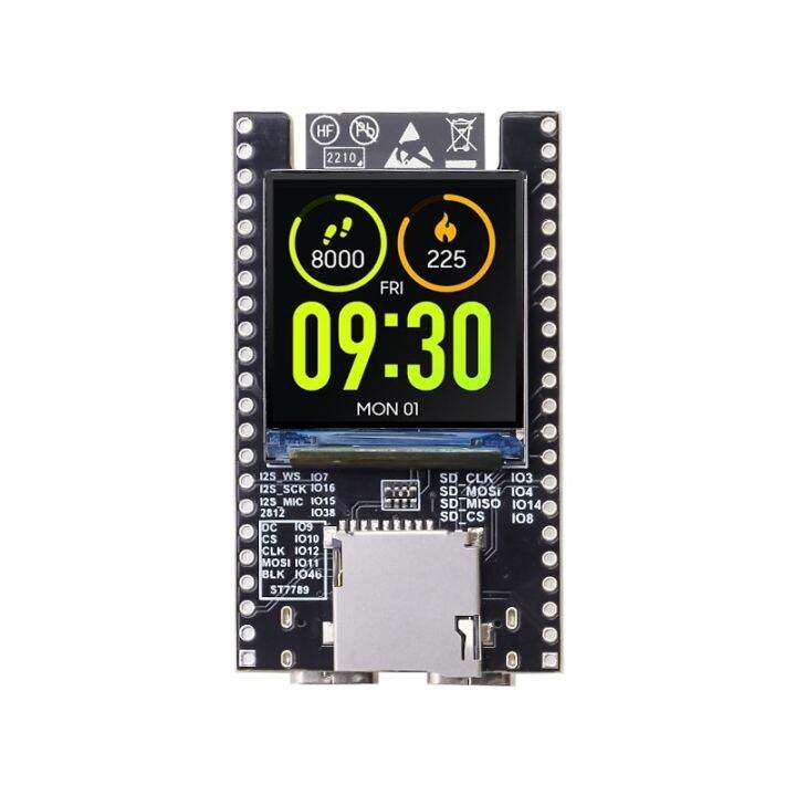 ESP32 / ESP32-S3,1.3 นิ้วแสดงผล insolution 240x240 บอร์ดพัฒนาพร้อมจอแสดงผล IPS WiFi + โมดูล MCU ...