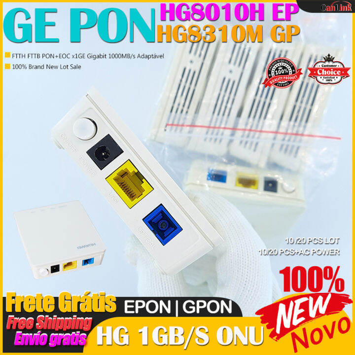 100 Original Gpon ONU HG8310M ftth Fiber Optic HG8010H ont Router 1GE with power EPON ONU Class ...