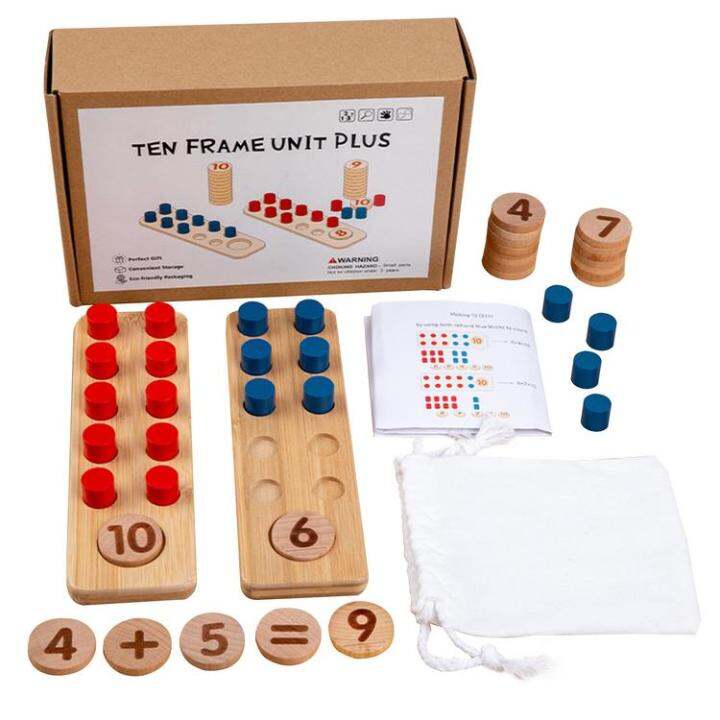 Magnetic Ten Frames Math Manipulatives Games For Elementary ...