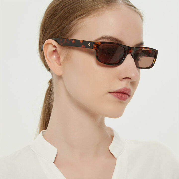 Three-point Square Retro Small Frame Personality Street Shooting Trend ...