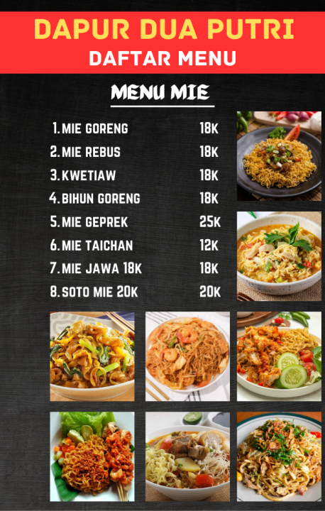 cetak dan desain daftar menu restoran dan cafe busa reques dan revisi ...