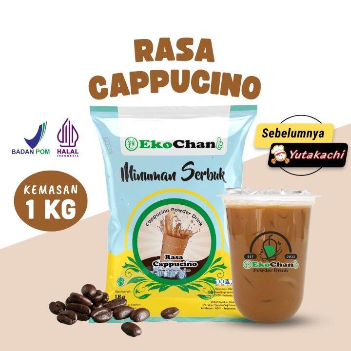 Bubuk Minuman Rasa Cappucino 1kg EkoChan / Serbuk Minuman Instan Aneka ...