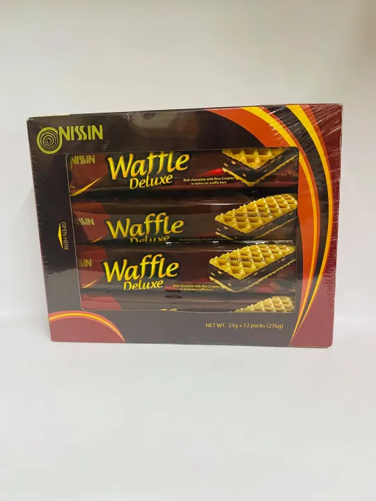 1pck NISSIN waffle deluxe 23gx12packs | Lazada PH