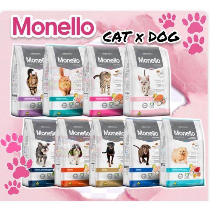 【READY STOCK】 ☼Monello Cat Food Monello Dog Food 1KG Original Packaging ...