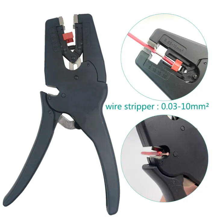 Multitool cable wire stripper Crimping pliers Terminal set cutter ...