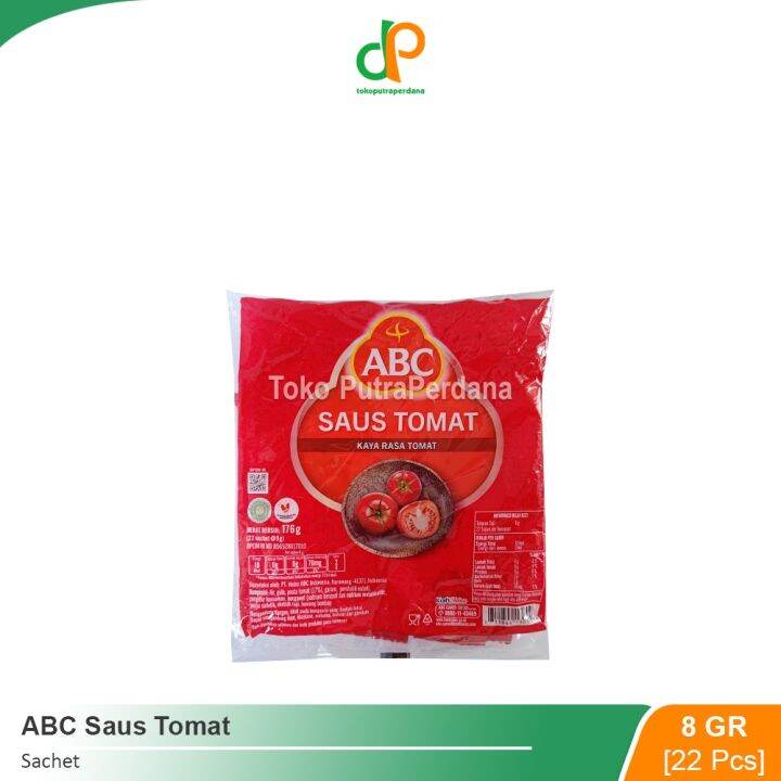 ABC Saus Tomat Sachet 8gr (22 Pcs) | Lazada Indonesia